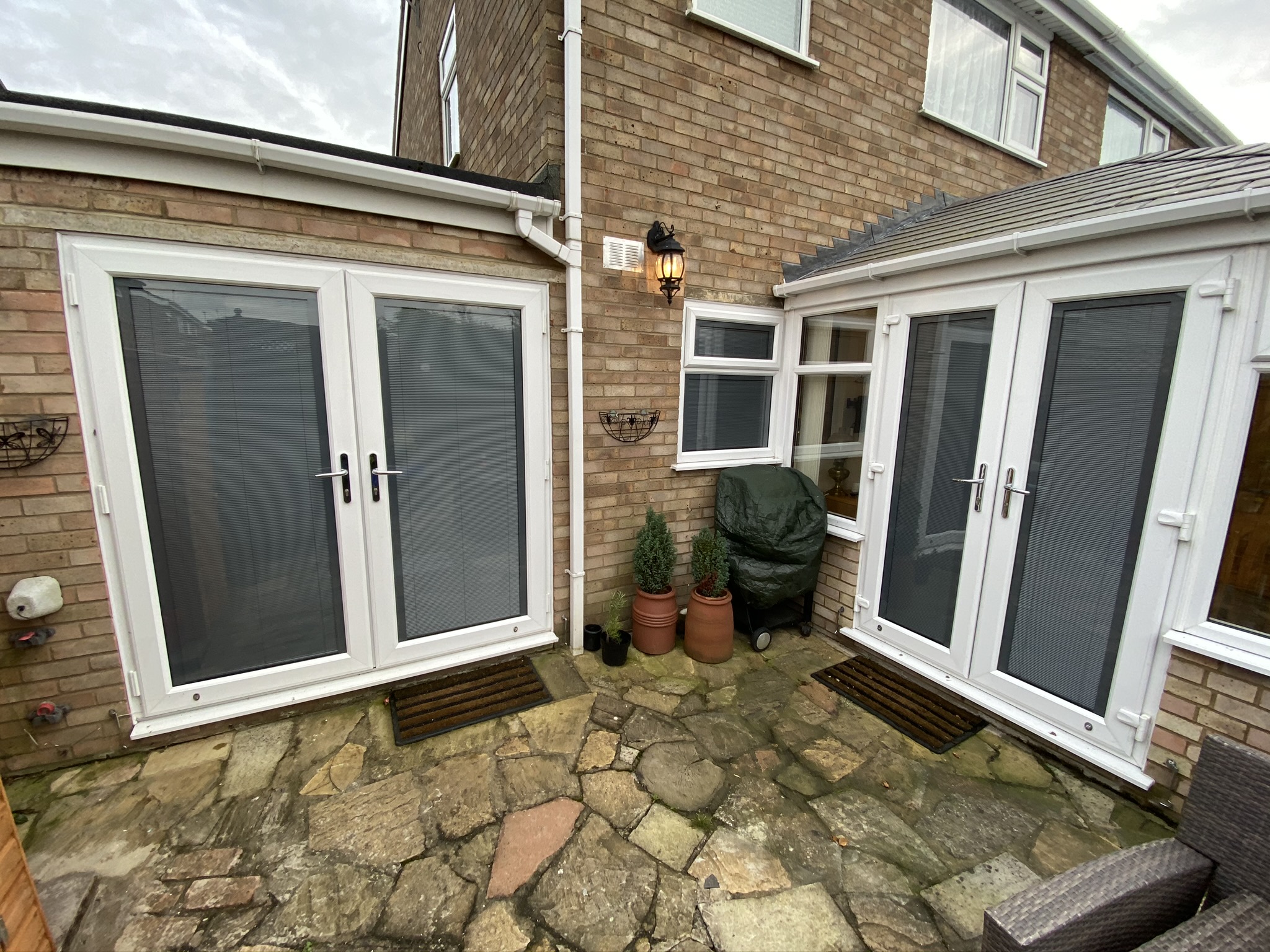 French Door Replacement Glass with Blinds - UK-Wide Installation